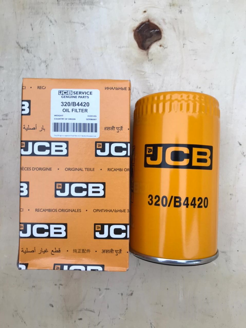 Фильтр масляный JCB Фильтр масляный двигателя Dieselmax 320/B4420 ...