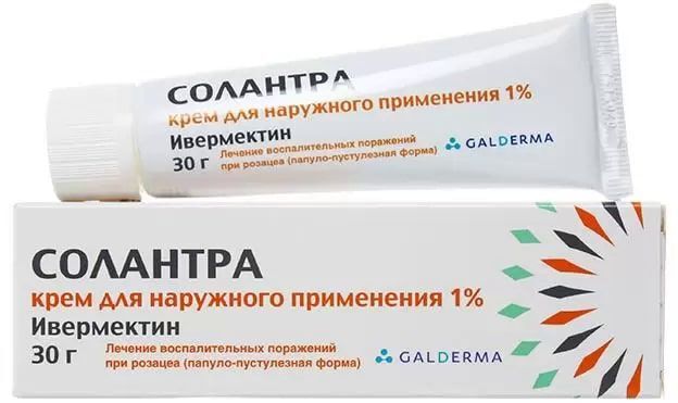 Солантра, крем 1%, 30 г — купить в OZON. Инструкции, показания, состав ...