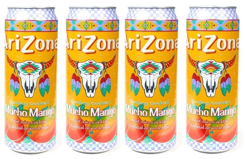 Аризона Напиток Мучо Манго (Mucho Mango) 340мл. х 4 шт. (США) — купить ...