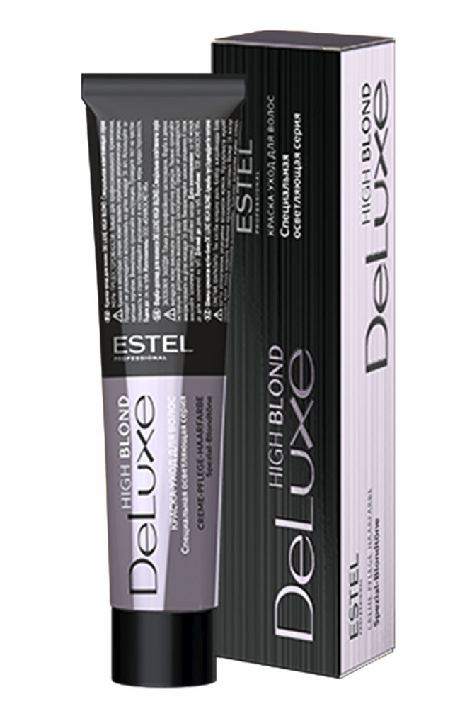 Estel De Luxe High Blond 100 Натуральный блондин ультра, 60 мл. - купить с доставкой по выгодным ...