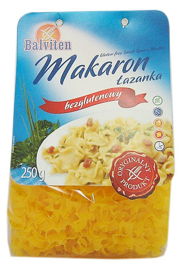 Макароны безглютеновые Balviten "Tazanka", 250 г. — купить в интернет ...
