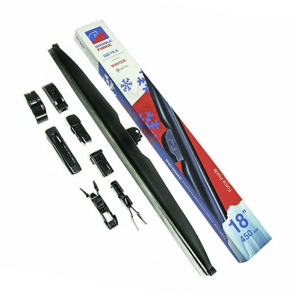 Щетка стеклоочистителя каркасная Double Force DFW18, крепление Крючок (Hook / J-Hook) - купить ...