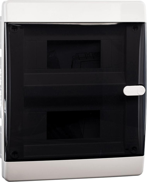 Щит встраиваемый Tekfor CVK 40-18-1 18 модулей прозрачная черная дверца IP41 - купить по ...