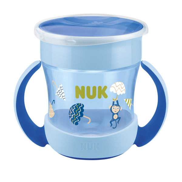 NUK EVOLUTION Поильник-непроливайка "MINI MAGIC" - голубой (160 мл ...