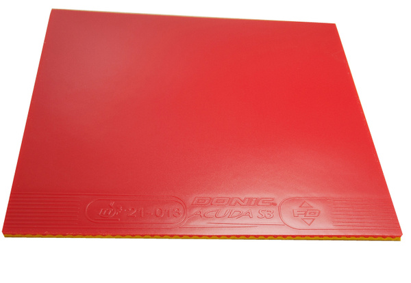 Накладка для ракетки настольного тенниса DONIC Acuda S3, Красный ...