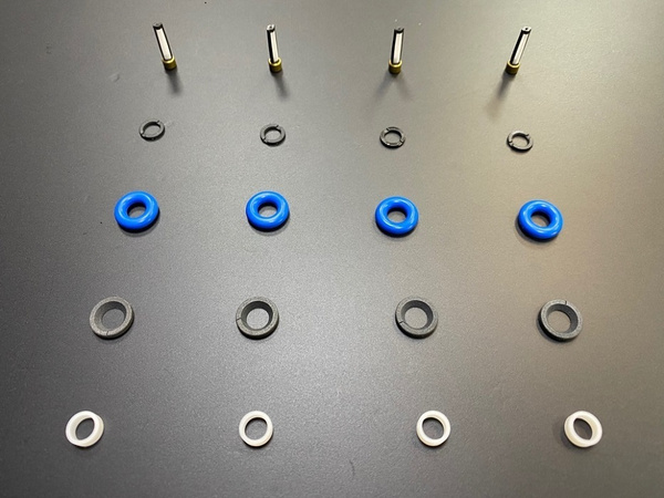 Комплект колечек топливной форсунки на 4 штук Volvo XC90 31336653 ...