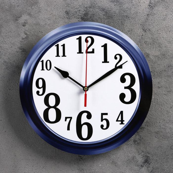 Часы настенные серия Классика плавный ход D 24 см купить C доставкой на Ozon по низкой цене