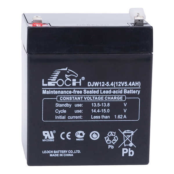 Аккумуляторная батарея LEOCH 5,4-12 ( 12В 5,4АЧ / 12V 5,4AH ) для ...