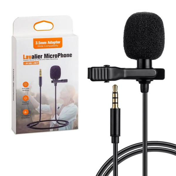 Микрофон петличный Lavalier Петличный всенаправленный MicroPhone с ...