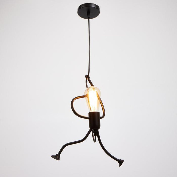 Светильник 1949/1 E27 40Вт черный 26х40 см купить на OZON по низкой цене (1025467809)