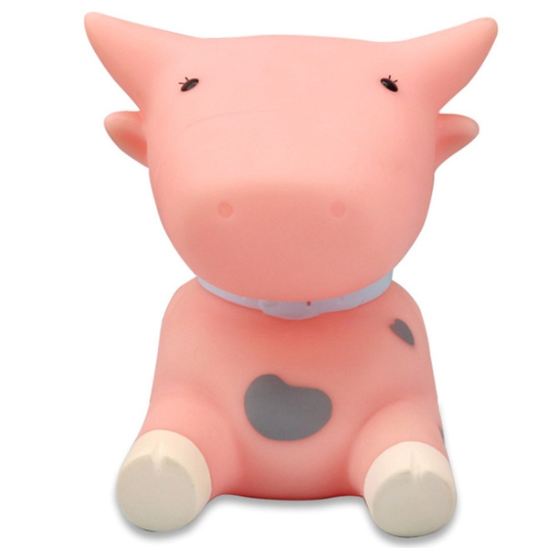 Купить Маленький и портативный милый ночник мультфильм розовая корова ...