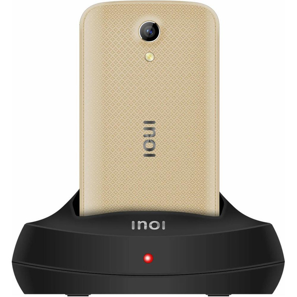Мобильный телефон INOI 247B Gold с док-станцией, золотой - купить по ...