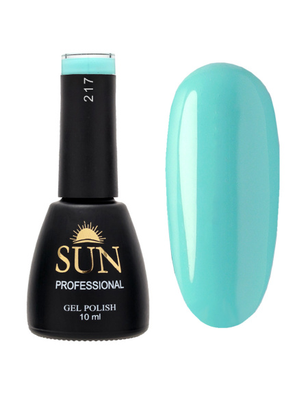 Гель лак для ногтей - 10 ml - SUN Professional цветной Аквамариновый ...
