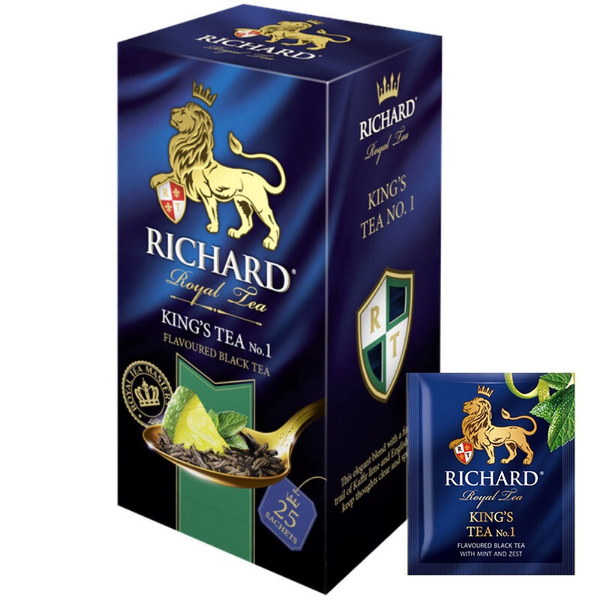 Чай Richard King's Tea №1 черный, 25 пак - купить с доставкой по ...
