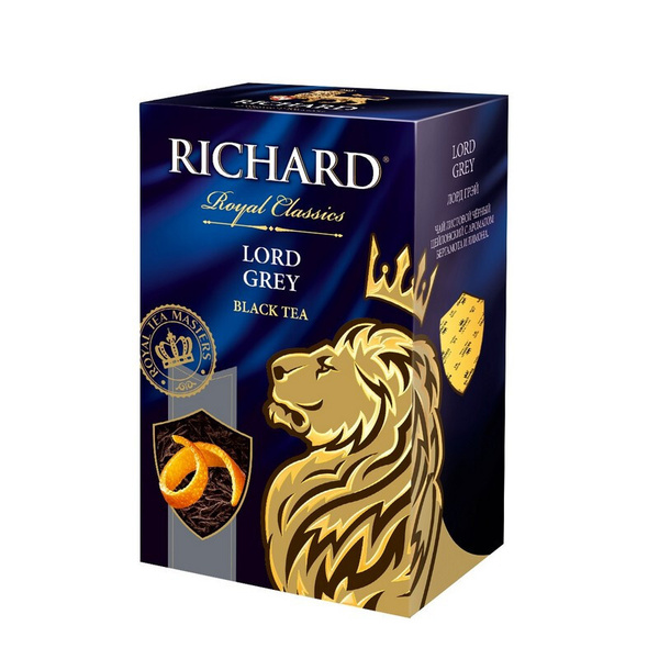 Чай Richard Lord Grey черный листовой, 90г 1 шт. купить на OZON по ...
