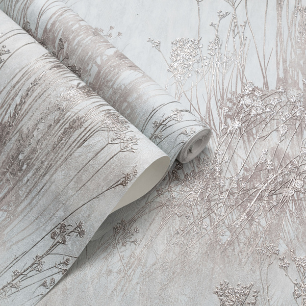 Обои виниловые с растительным рисунком красивые для спальни - купить по ...