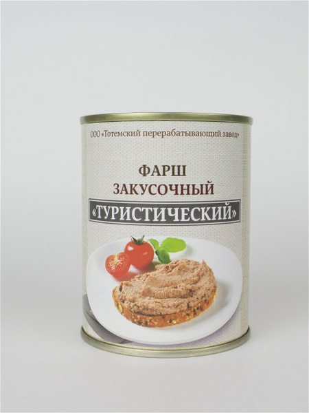 Фарш закусочный туристический (консервы мясорастительные ...
