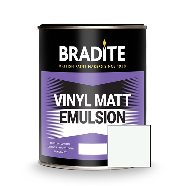 Краска Bradite Vinyl Matt_A_1 Быстросохнущая, Водно-дисперсионная ...