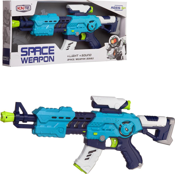 Бластер Junfa Space Weapon со световыми и звуковыми эффектами 50х5,5х22 см - купить с доставкой ...