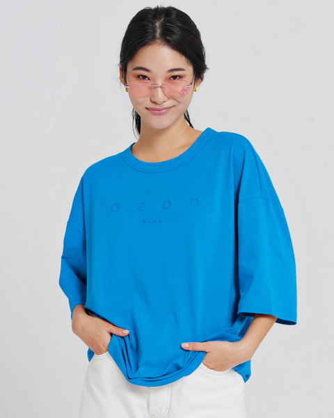 Футболка ozon merch, размер 44, цвет синий, 95% хлопок + 5% спандекс - купить по выгодной цене в ...