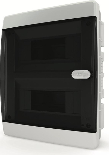 Щит встраиваемый Tekfor CVK 40-18-1 18 модулей прозрачная черная дверца IP41 - купить по ...