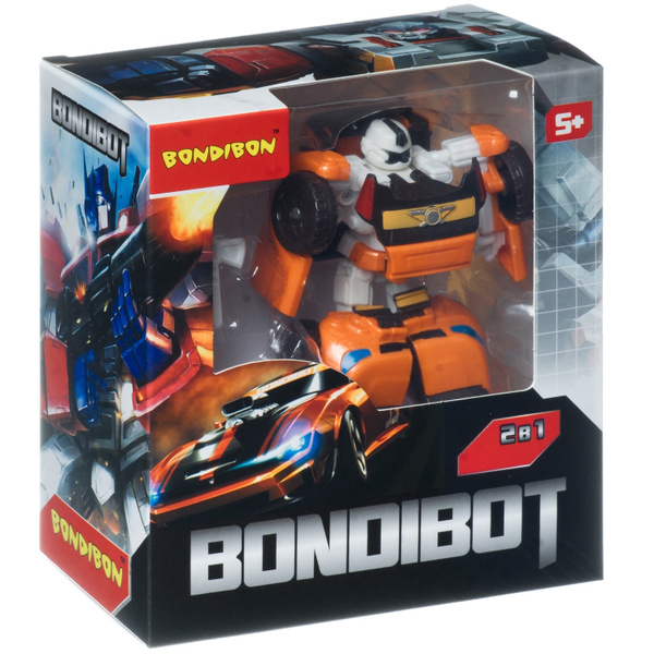 Трансформер 2в1 BONDIBOT робот-жёлтый внедорожник, Bondibon - купить с ...