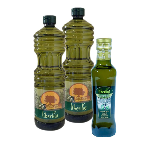 Оливковое масло рафинированное Pomace бренда Liberitas 1,0 л Испания 2 ...