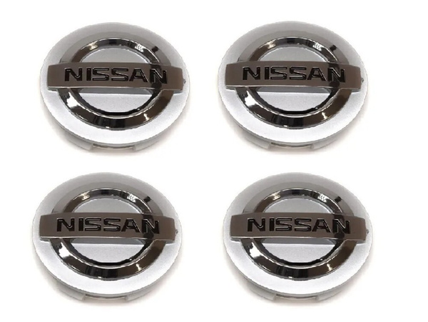 Колпачки заглушки на литые диски для Nissan серебристые 60мм 4шт ...