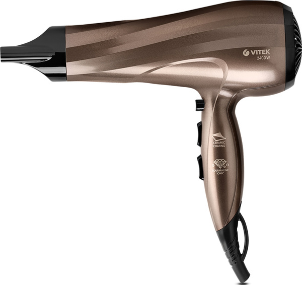 Фен для волос VITEK Vitek VT-2298 BN Brown, коричневый - купить по выгодным ценам в интернет ...