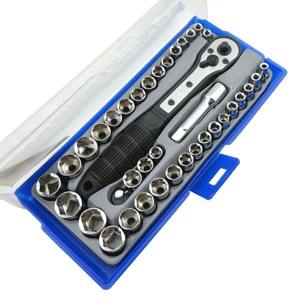 Шестигранный хвостовик адаптера, 40 шт., набор ударных головок Torx XZN ...