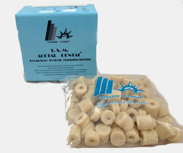 Acetal Dental 500 гр. Pressing Dental ацеталовая термопластмасса Цвет ...