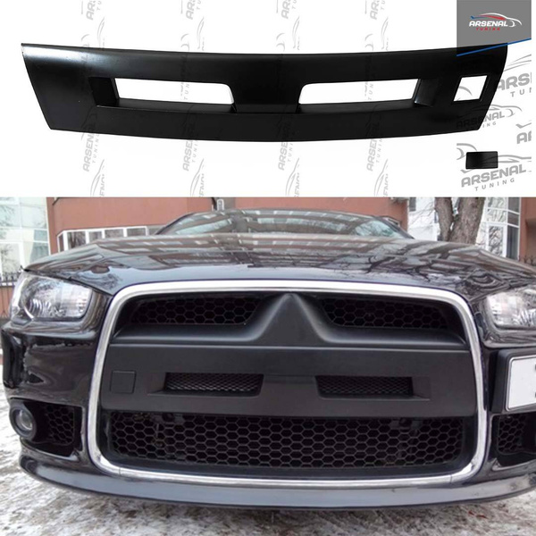 Воздуховоды (накладки) EVO на передний бампер Mitsubishi Lancer X ...