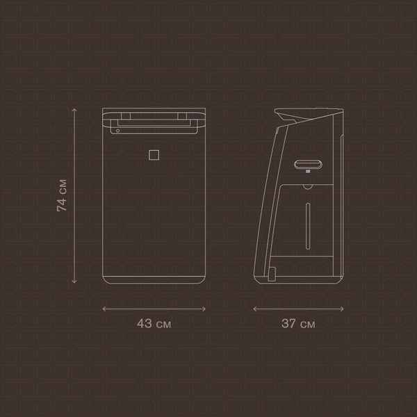 Очиститель воздуха BORK A807, белый - купить по выгодным ценам в интернет-магазине OZON (1494896802)