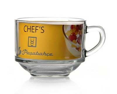 Кружка Pasabahce для супа стеклянная прозрачная Chef's, 480 мл - купить ...