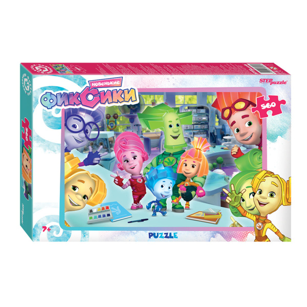 Пазлы 560 элементов, 345*500 мм Фиксики Аэроплан Step Puzzle ( в заказе 1 штука из ассортимента ...