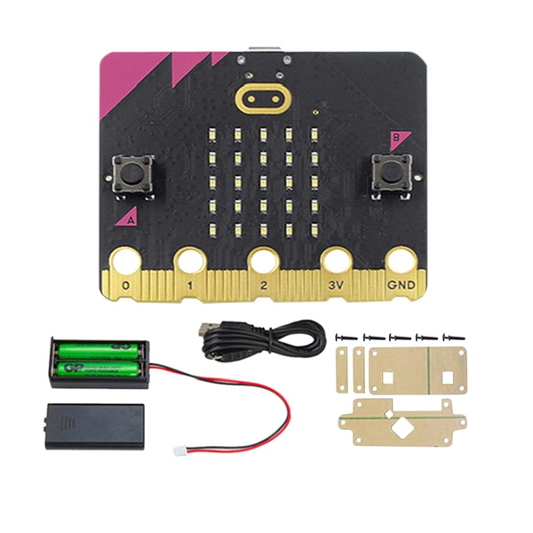 BBC MicroBit V22 Kit Встроенный динамик Микрофон Чувствительный к прикосновениям - купить с ...