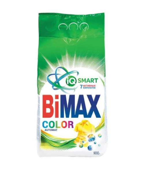 Стиральный порошок BiMAX COLOR для цветного белья, 9 кг купить на OZON по низкой цене (1083685507)