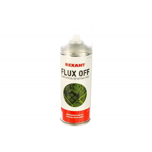 Очиститель печатных плат FLUX OFF, REXANT, 400 мл, аэрозоль купить на ...