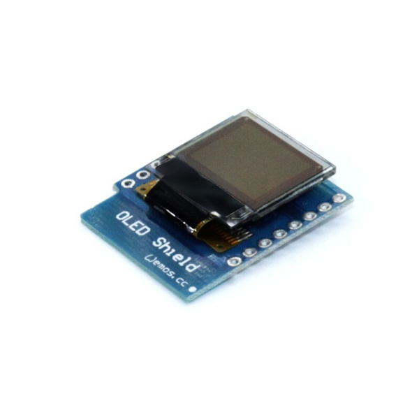 WeMos D1 mini OLED 0.66" shield синий - купить с доставкой по выгодным ...