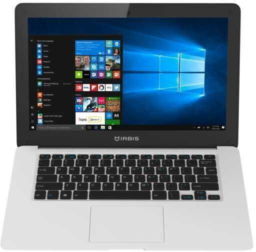 Ноутбук IRBIS, 14, NB NB63 (NB63), Intel Atom x5-Z8350, 2 ГБ, Intel HD Graphics, белый купить c ...