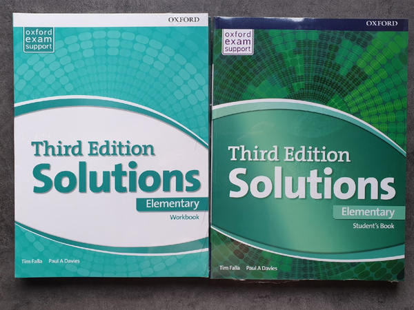 Комплект Solutions Third Edition Elementary: Student's Book and ...