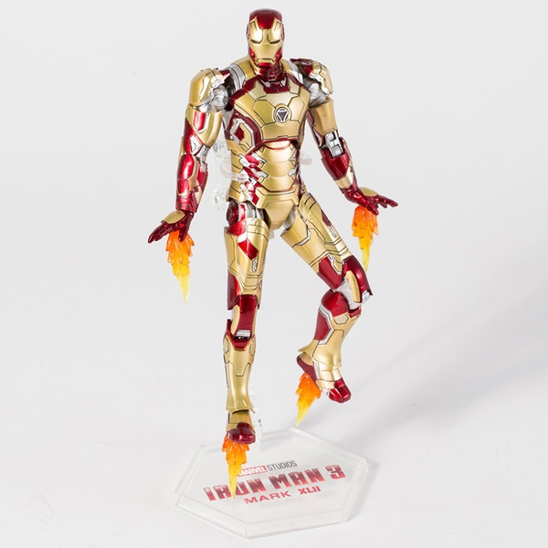 Фигурка Marvel 18см Железный человек 3 Марк 42 - купить с доставкой по ...