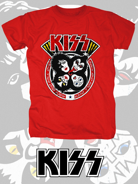 Футболка Rock Merch, размер 52, цвет красный, 100% хлопок - купить по ...