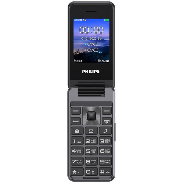 Мобильный телефон Philips Xenium E2601, темно-серый - купить по ...
