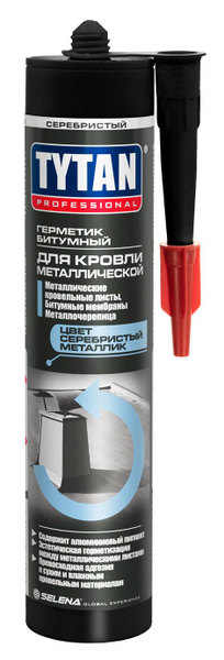 Битумный Герметик Tytan Professional, Для крыши, серебристый - купить ...