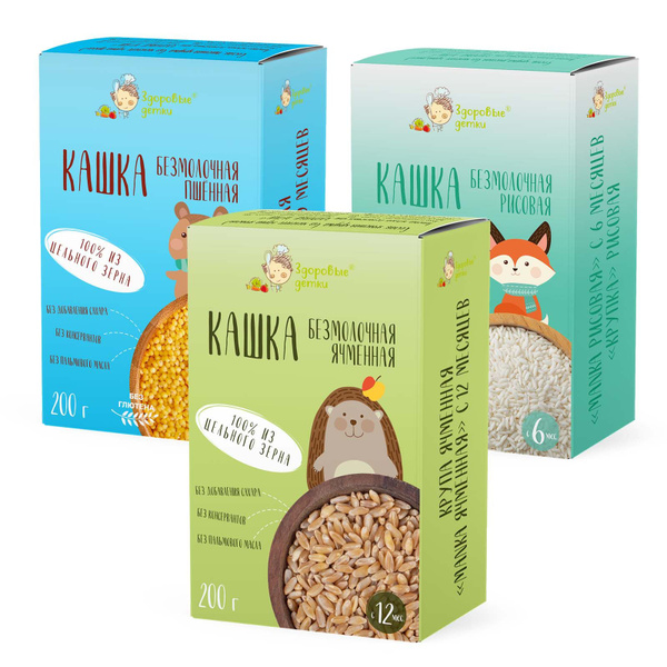 Каша безмолочная ассорти из трех видов круп (рисовая, ячменная, пшенная ...