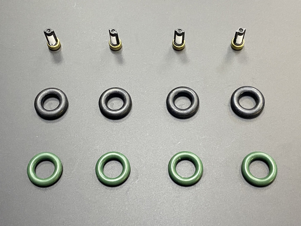 Комплект колечек топливной форсунки на 4 штуки FORD Focus CB8 FIRK38984 ...