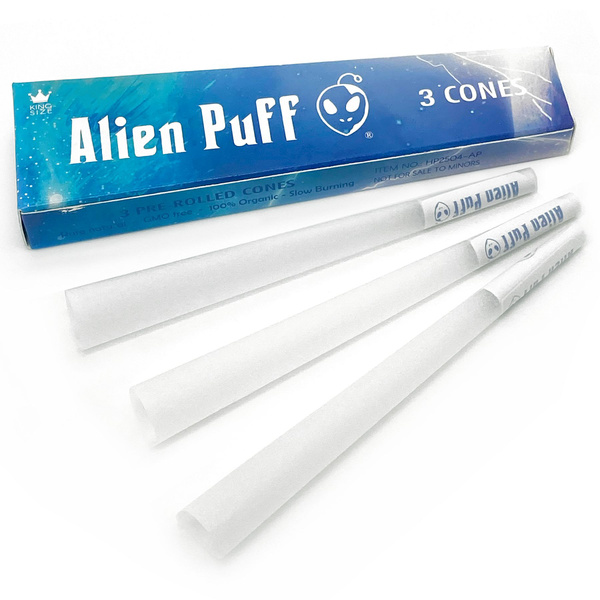 Готовые конусы 3шт. Alien Puff Weed RICE Pre-Rolled Cones King Size 109 ...