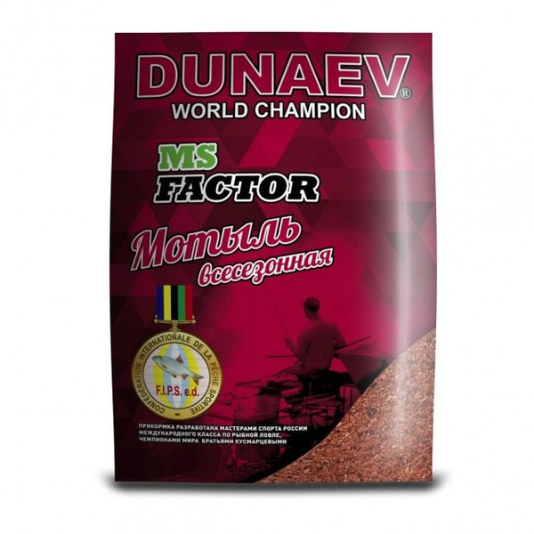 Прикормка "DUNAEV-MS FACTOR" 1кг Мотыль купить на OZON по низкой цене (1613589196)