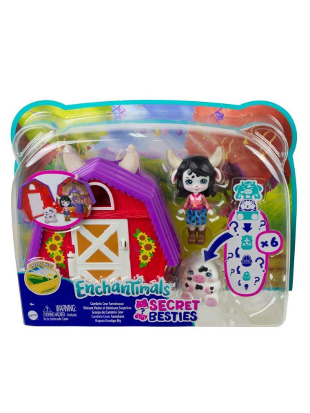 Игровой набор Enchantimals Домик-сюрприз "Ферма Кембри Му" / GTM48 ...